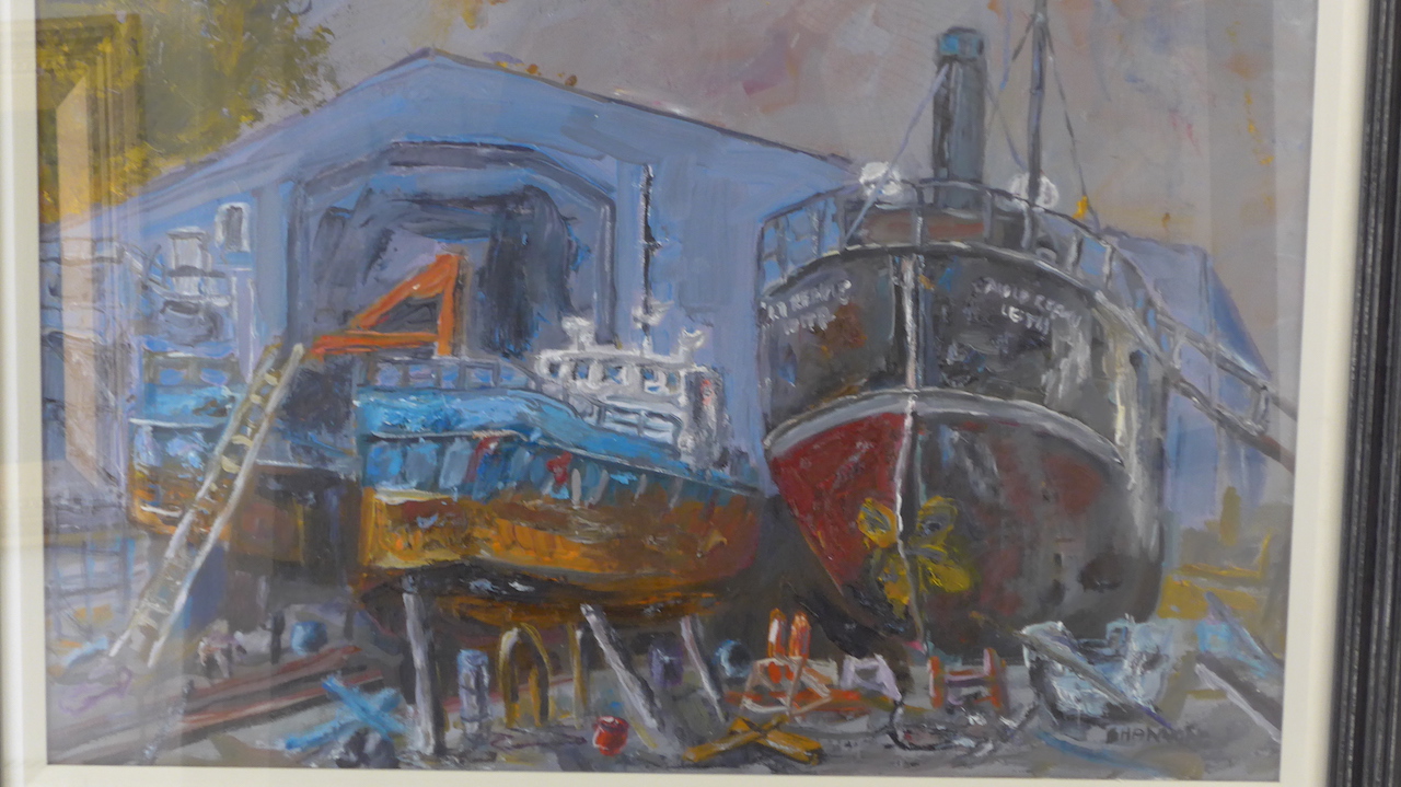 The Boat Auld Reekie, Crinan Boatyard, Argyll, by Bill Shannon